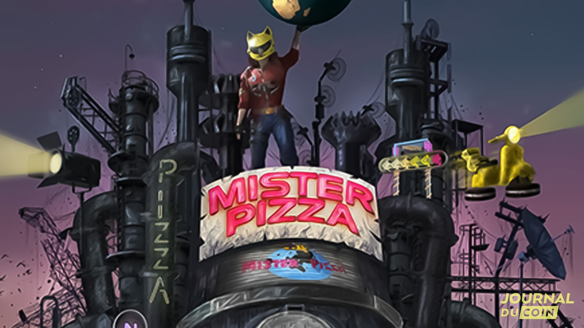 Mister Pizza, une collection NFT prête à dévorer le web 3 - Journal du Coin