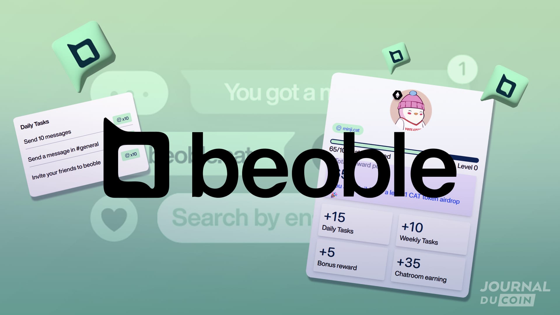Beoble : une messagerie Web3 avec tous les avantages du Web2 - Journal ...